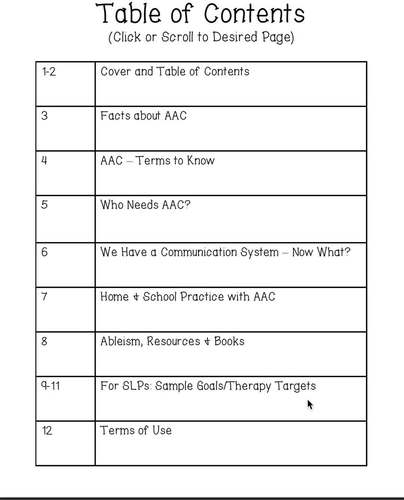 Parent Handouts AAC Parent Handouts Augmentative and Alternative ...