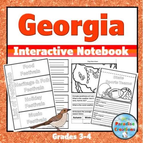 Georgia State History Interactive Notebook Social Studies & Geography ...