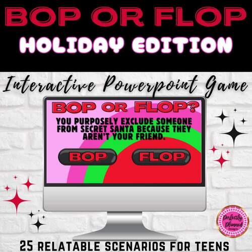 Bop or Flop Holiday PowerPoint Game | Fun Christmas Digital Resource ...