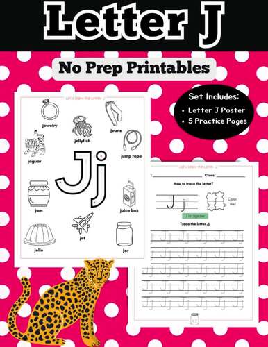 Letter J No Prep Printable / Letters Worksheets / Alphabet Activity ...