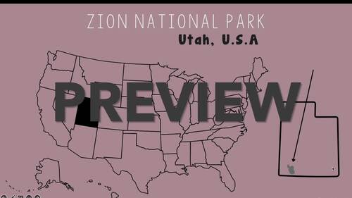 Zion National Park Field Trip by Mrs Mac's Teaching Hacks | TPT