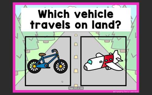 Vehicles Interactive PDF Digital Activity - Distance Learning | TpT