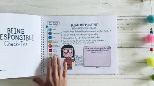 Responsibility & Choices: Social Emotional Learning Daily Check-In SEL ...