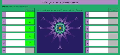 Factoring Quadratic Expressions - Mandala Heart C Color Reveal Digital ...