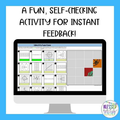 Identify Functions Digital Activity, BINGO, & Worksheet - 8th Grade ...