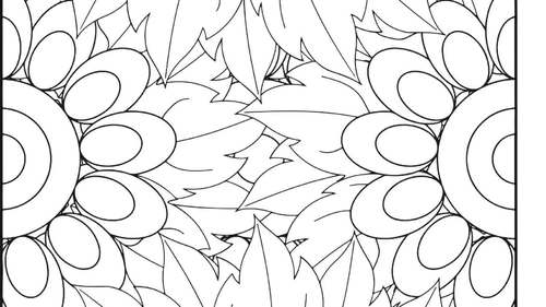 blank coloring pages for adults