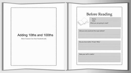 4.NF.5, 4.NF.6, & 4.NF.7 Practice: Relate Fractions and Decimals-Bundle
