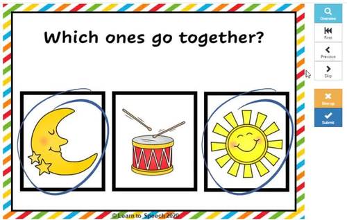 Associations BOOM CARDS™ by One Of A Kind Kids | TPT