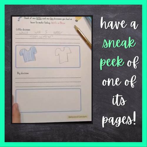 Decisions, decisions: Decision-making Workbook for ALL Grade Levels