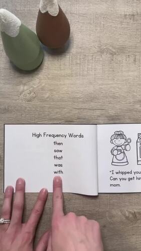 Gingerbread Man Digraphs Decodable Reader Book by Learning by Leah