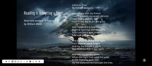 Bundle: A Lesson William Blake Art/Poetry + Art Analysis Worksheet