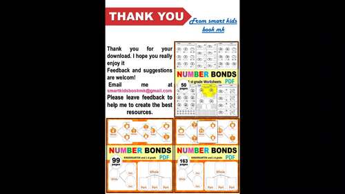 Pumpkin Number Bonds to 20 1 st grade review printable worksheets