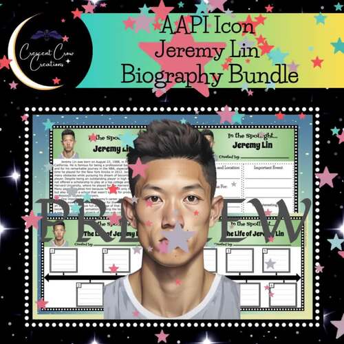 AAPI Icon Jeremy Lin AAPI Heritage Month Biography Bundle | TPT