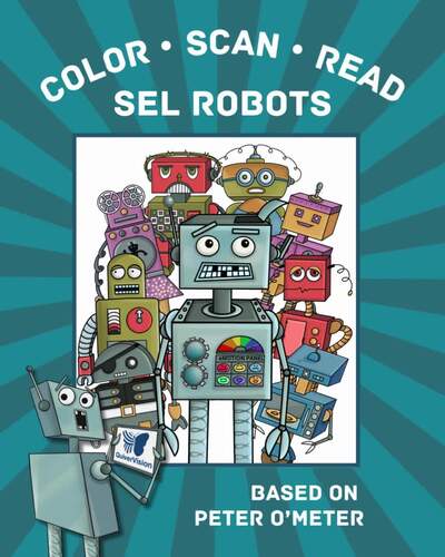 SEL Robot Coloring Pages with Augmented Reality by Fuglefun | TPT