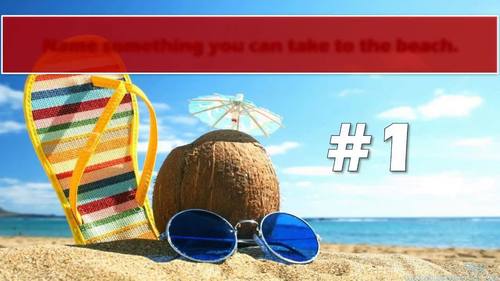 Seasons - Summer Top 5 Quiz by Power to the Point | TPT