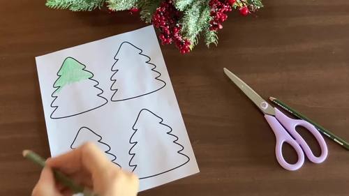 Christmas Reading Passage and 3D Christmas Tree Ornament Craft | TpT