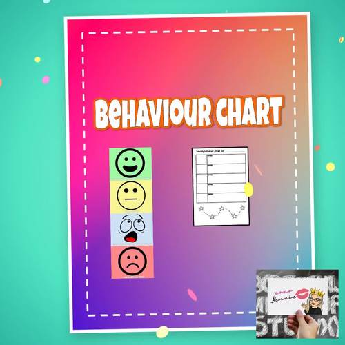Class behavior chart w/ send home notes by XOXO Beanie | TpT