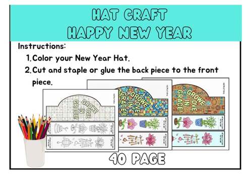 Hat Craft-Christmas by FUN Teaching Garden | TPT
