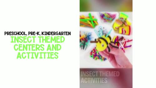 Preschool, Pre-K, and Kindergarten Insect Centers & Activities | TPT