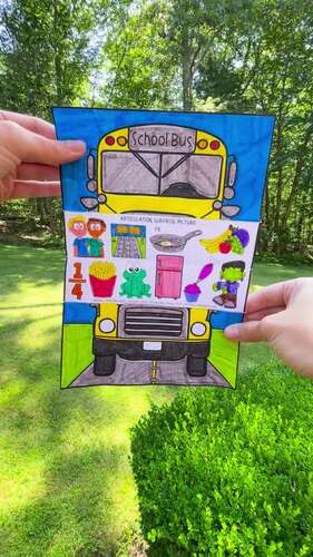 Bundle of Back To School Articulation Folding Surprise Crafts | TPT