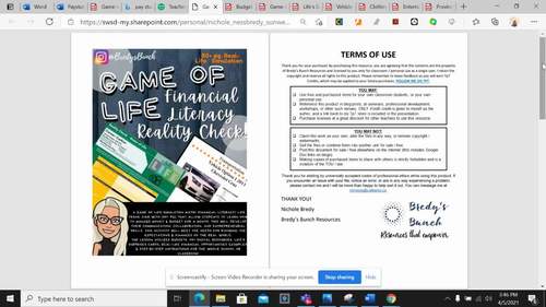 Game of Life: Math & Financial Literacy Reality Check Simulation ...