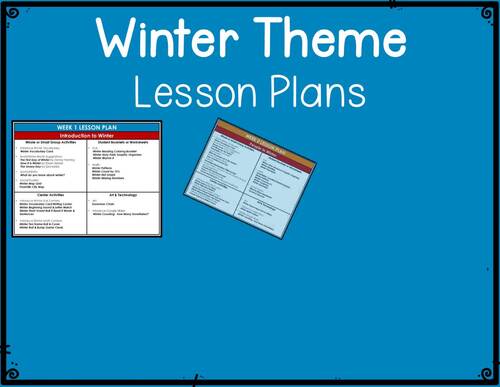 First Grade Winter Cross-Curricular Unit With Assessments & Worksheets