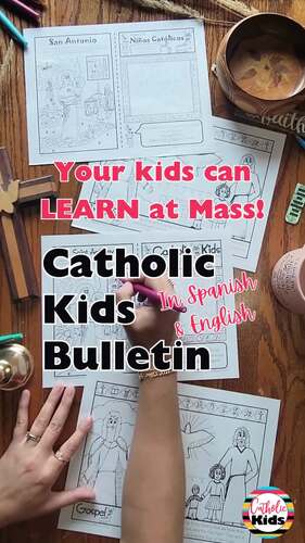 Year C (2025): Catholic Kids Bulletins in English & Spanish: Mass Prep ...