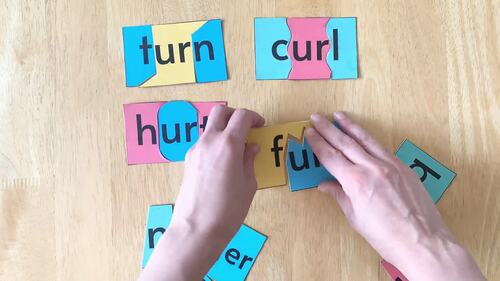 Ur Phonics Jigsaw Puzzle Digraph Game Special Education Kindergarten