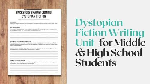 Dystopian Fiction Creative Writing Project Bundle for Middle and High ...