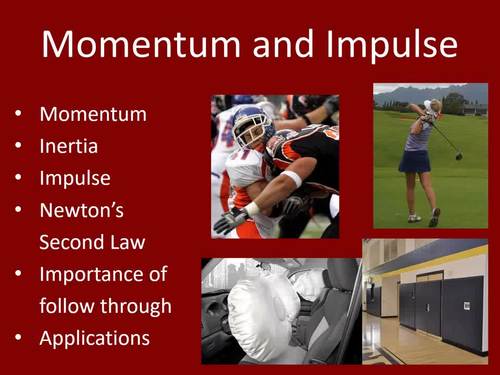Momentum and Impulse - A Physics PowerPoint Lesson Package by Teach ...