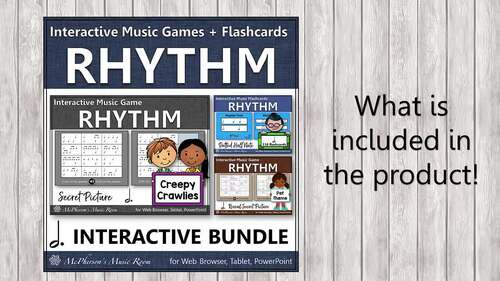 Interactive Rhythm Cards, Music Games & Activities Dotted Half Notes ...
