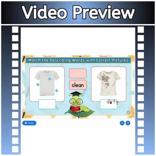Match the Describing Words with Correct Pictures: Quality Digital Resources