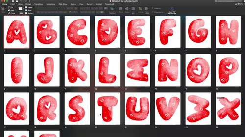 Valentine's Day Letters for Bulletin Board Titles or Classroom Decor