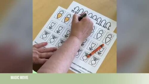 Gardening Study for Preschool MATH CENTERS by I Dream of First Grade