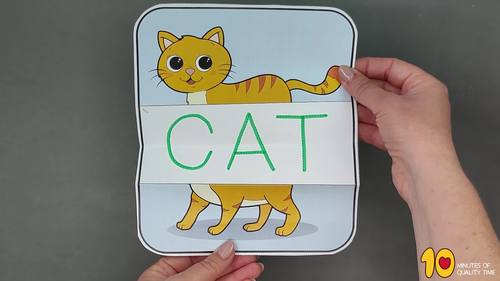 Early Writing Cat by 10 Minutes of Quality Time | TPT