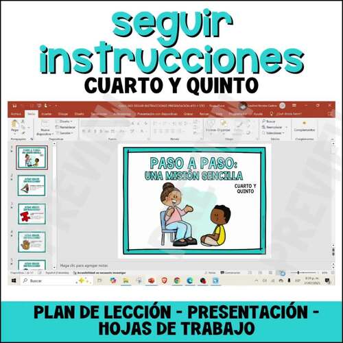SEGUIR INSTRUCCIONES. CUARTO Y QUINTO (4-5). EN ESPAÑOL. by Meraki ...