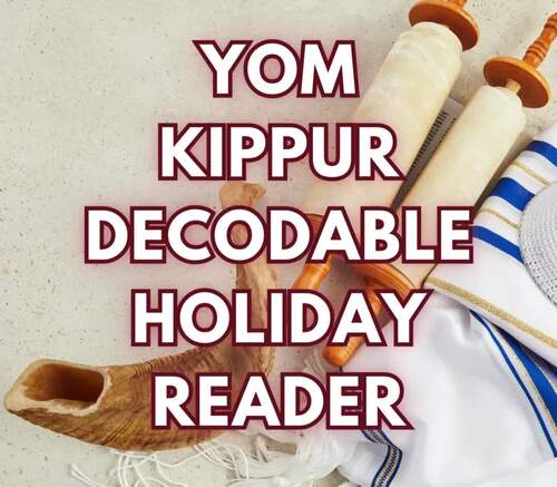 Yom Kippur Nonfiction Decodable Holiday Text Decodable Worksheet for ...