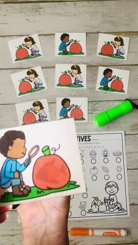 Fall Magic Reveal Beginning Sounds - Magic Reveal Flashlight Activities ...