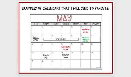 Editable Monthly Calendars - 2025-2026 Calendars with Google Slides