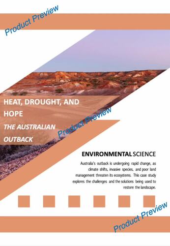 Australia’s Desert Biome: Environmental Challenges and Solutions Case Study