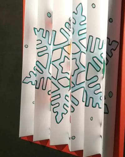 Christmas Agamograph fun craft - winter art project by Learn discover ...