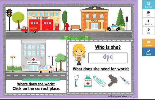 Associations in my Community- Match People, Places, Objects - BOOM CARDS™