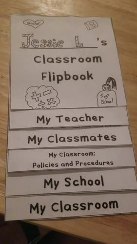 *Back to School* All About My Classroom Flipbook by Education is Key