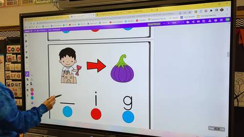 Short I Letter Sound Chaining Activity by Mrs Males Masterpieces