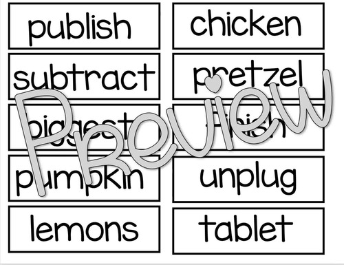 Phonics Fluency Game-(2 Syllables* Closed Syllables) Science of Reading ...