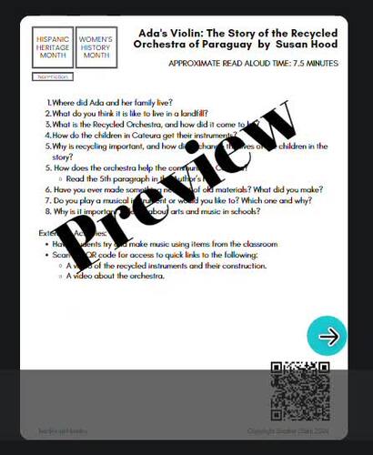 Hispanic Heritage Mini Lesson Set + Mega List Of Book Titles by ...