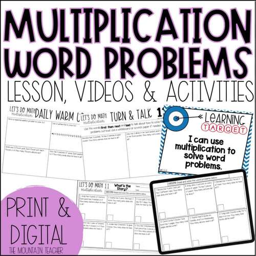 Multiplication Word Problems Worksheets | Multiply Add or Subtract ...