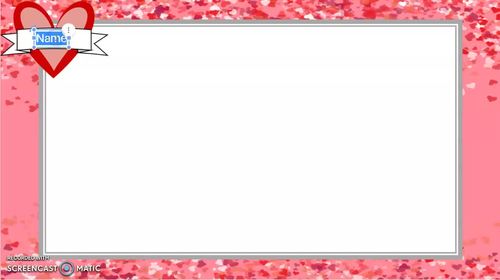 Valentine's Day Digital Cards Google Jamboard™ Virtual Valentine