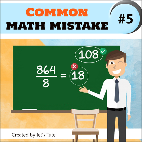 Mathematics Common math mistakes #5 by Letstute | TpT