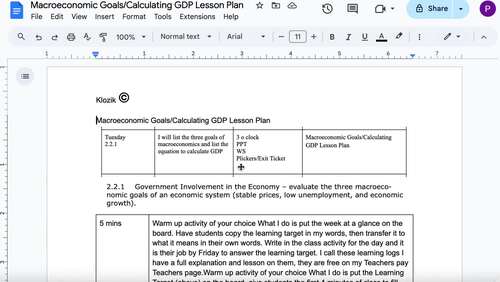 GDP, Inflation, and Deflator Lesson Bundle – Real vs. Nominal GDP, CPI, Etc